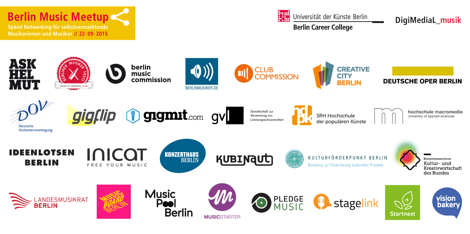 Berlin Music Meetup: Alle Statements unserer Eventpartner