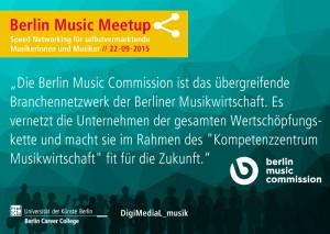 Berlin Music Meetup: Alle Statements unserer Eventpartner